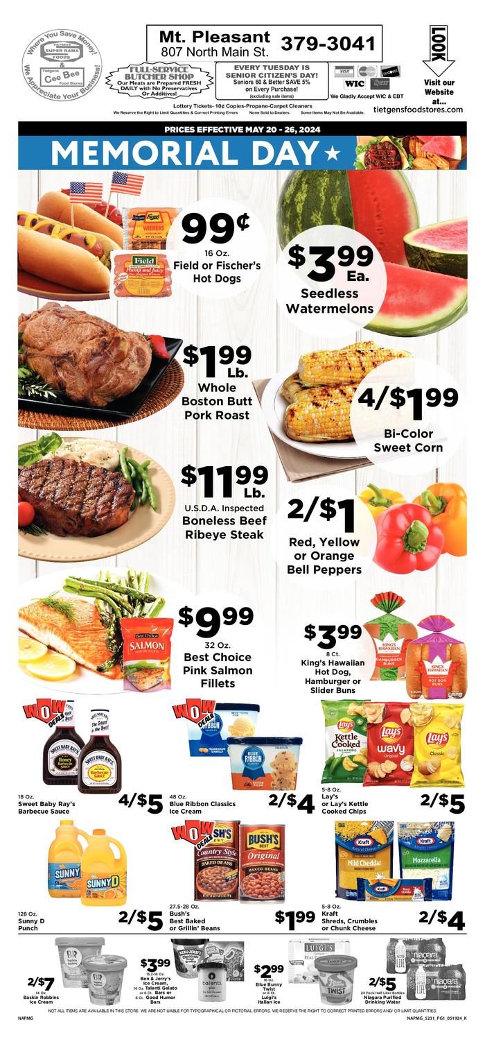 Tietgens Cee Bee Food Store | Ad Specials